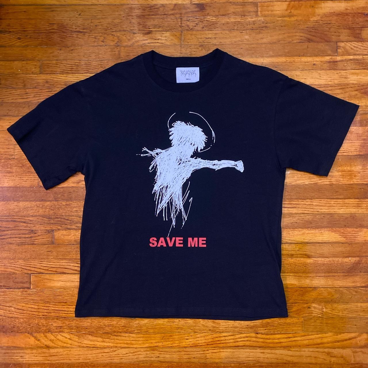 REVENGE “SAVE ME” Tshirt, worn a few times - Depop