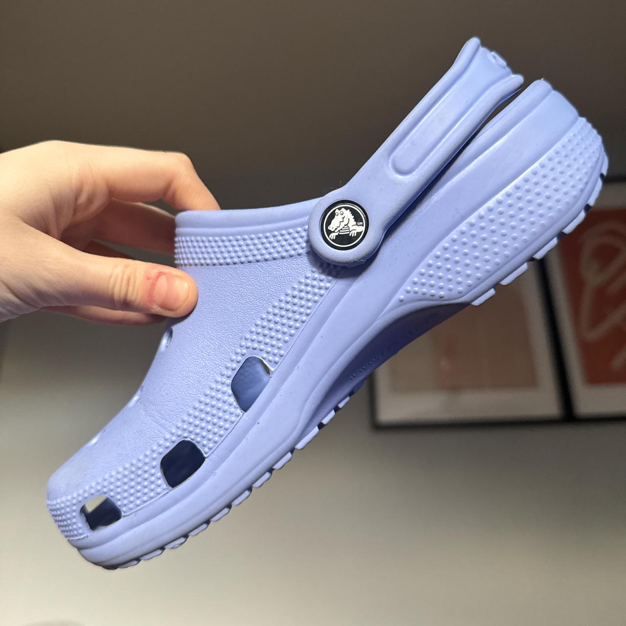 Pastel purple Crocs clogs uk size 5 #crocs #size5... - Depop