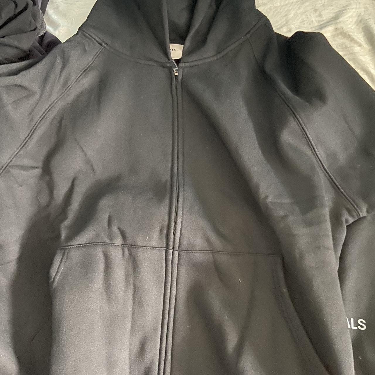 Essentials zip-up hoodie - Depop