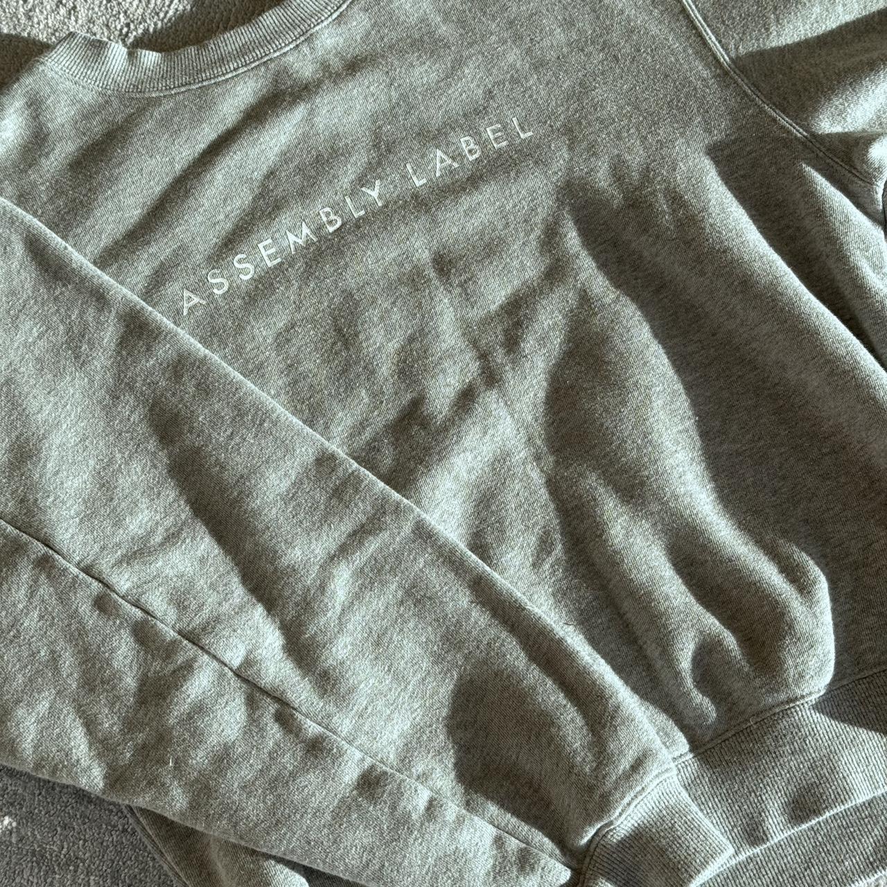 assembly label grey crew neck, size 8 - Depop