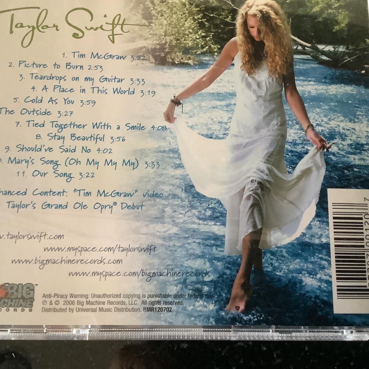 Taylor Swift Self Titled CD Debut 2006 Big Machine... - Depop