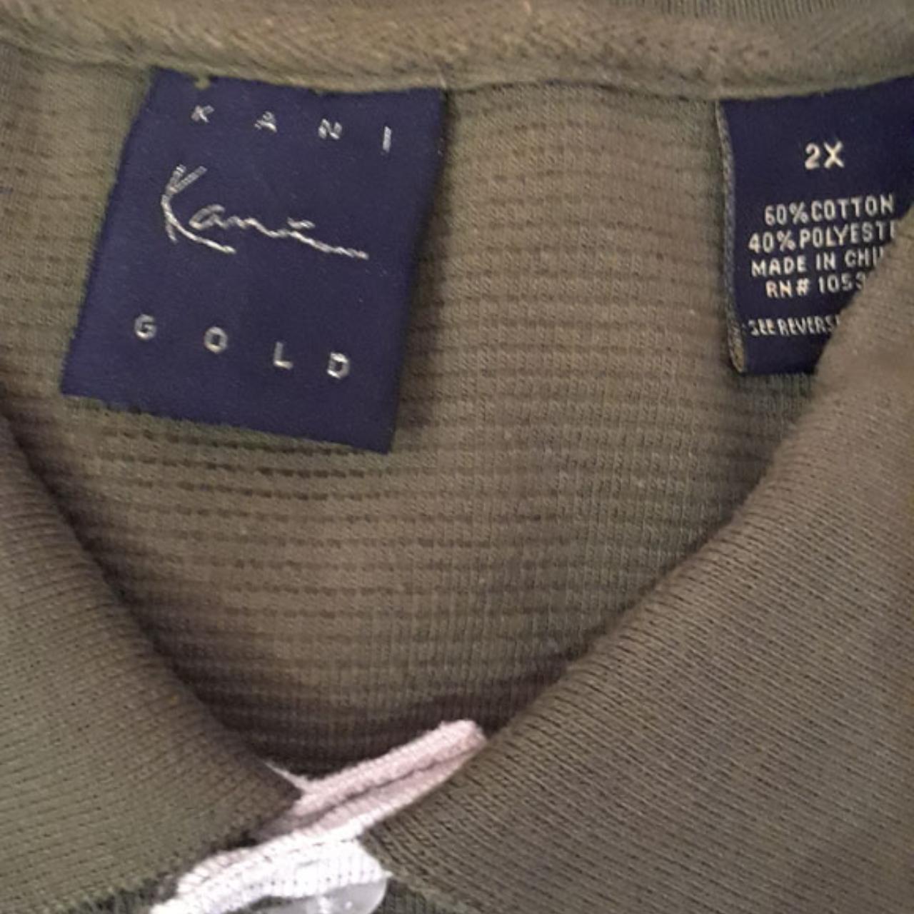 This listing is for a beautiful Karl Kani Gold Polo... - Depop