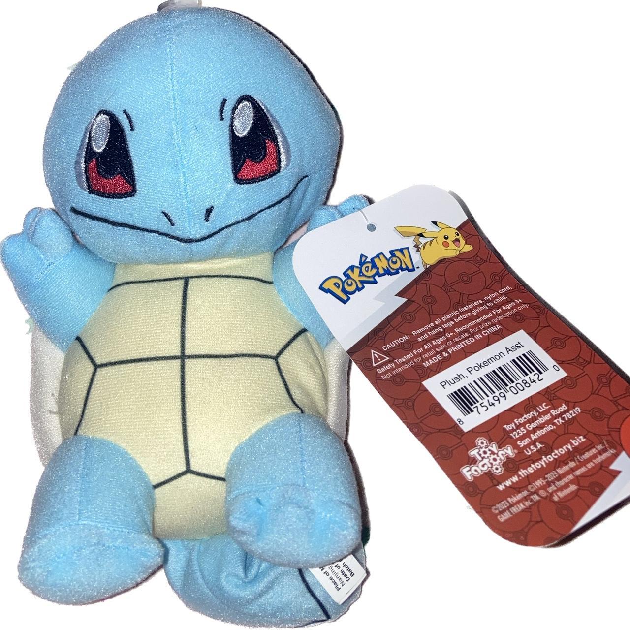 Small blue,cream and brown colored stuffed animal... - Depop