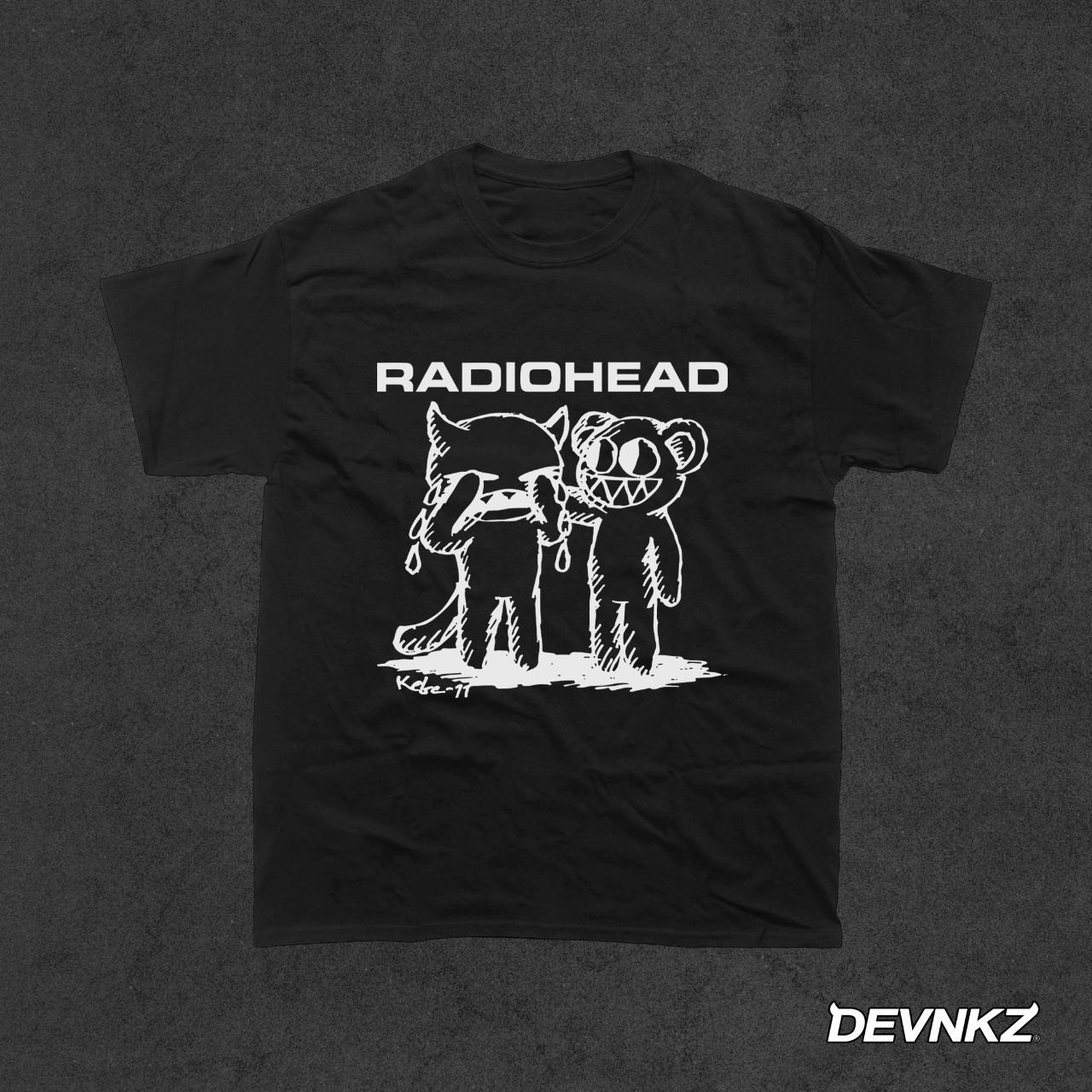 Radiohead Band Shirt (Black) | Heavy Cotton Tee - Depop