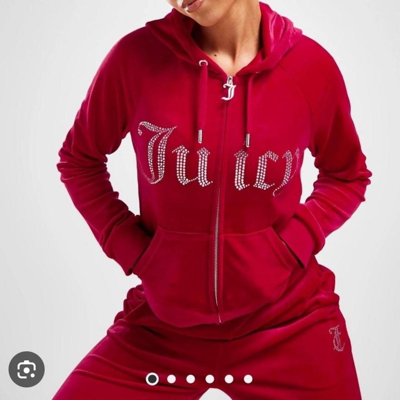 selling my red juicy couture tracksuit perfect for... - Depop