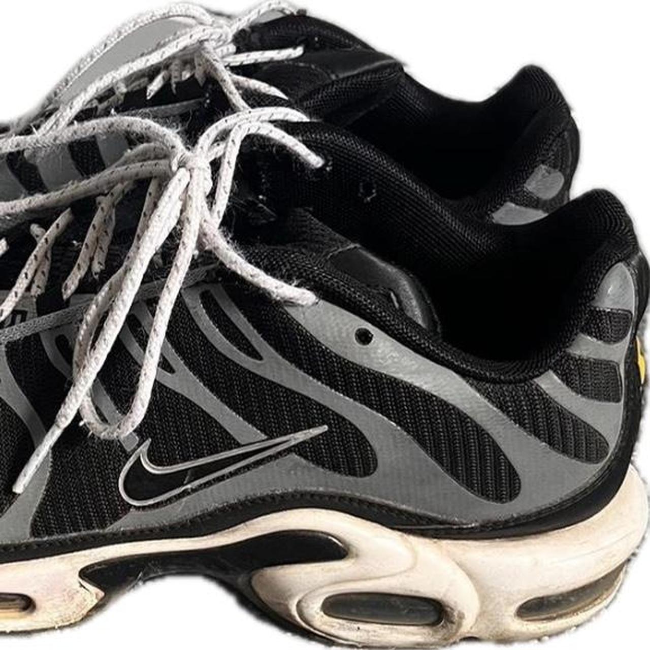 Nike tns navy blue and grey. Used, fair condition... - Depop