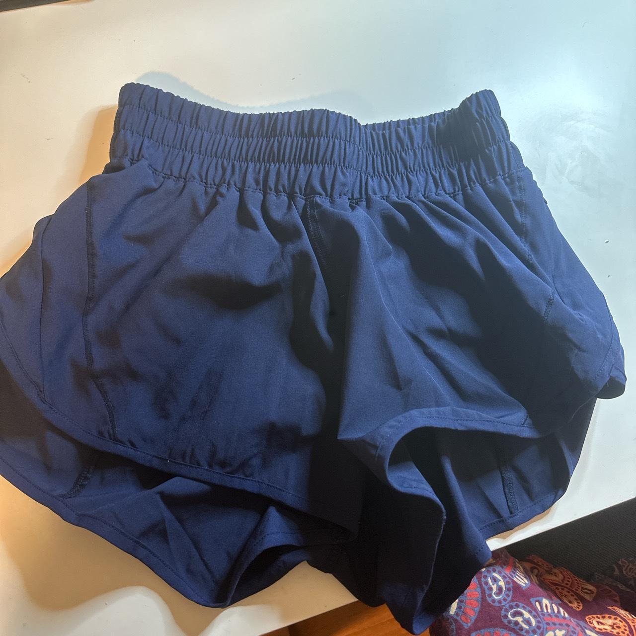 navy blue athletic shorts very similar to the track... | Depop