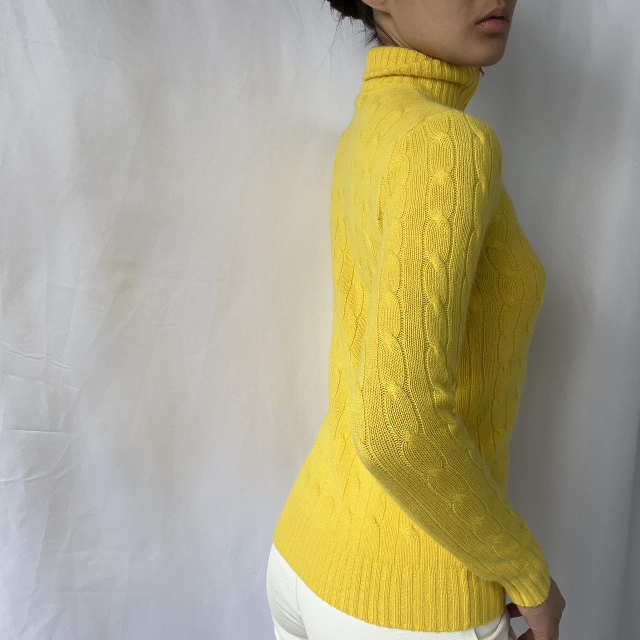 Ralph Lauren Cashmere Lemon Quarter Zip Stunning... - Depop