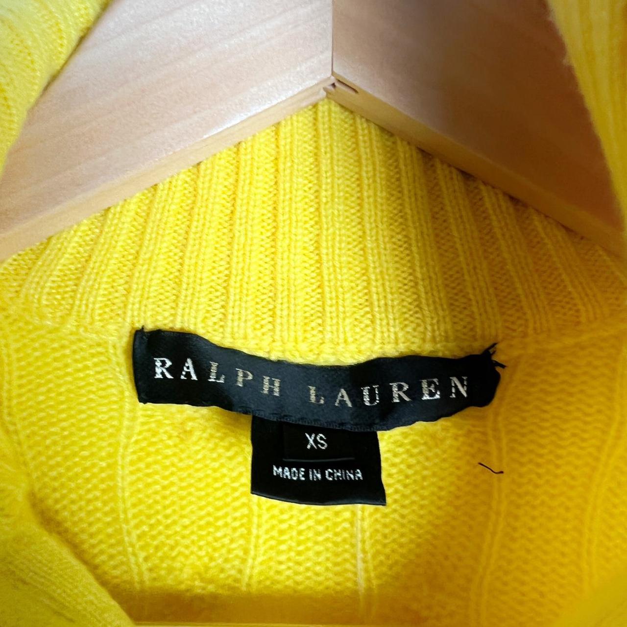 Ralph Lauren Cashmere Lemon Quarter Zip Stunning... - Depop