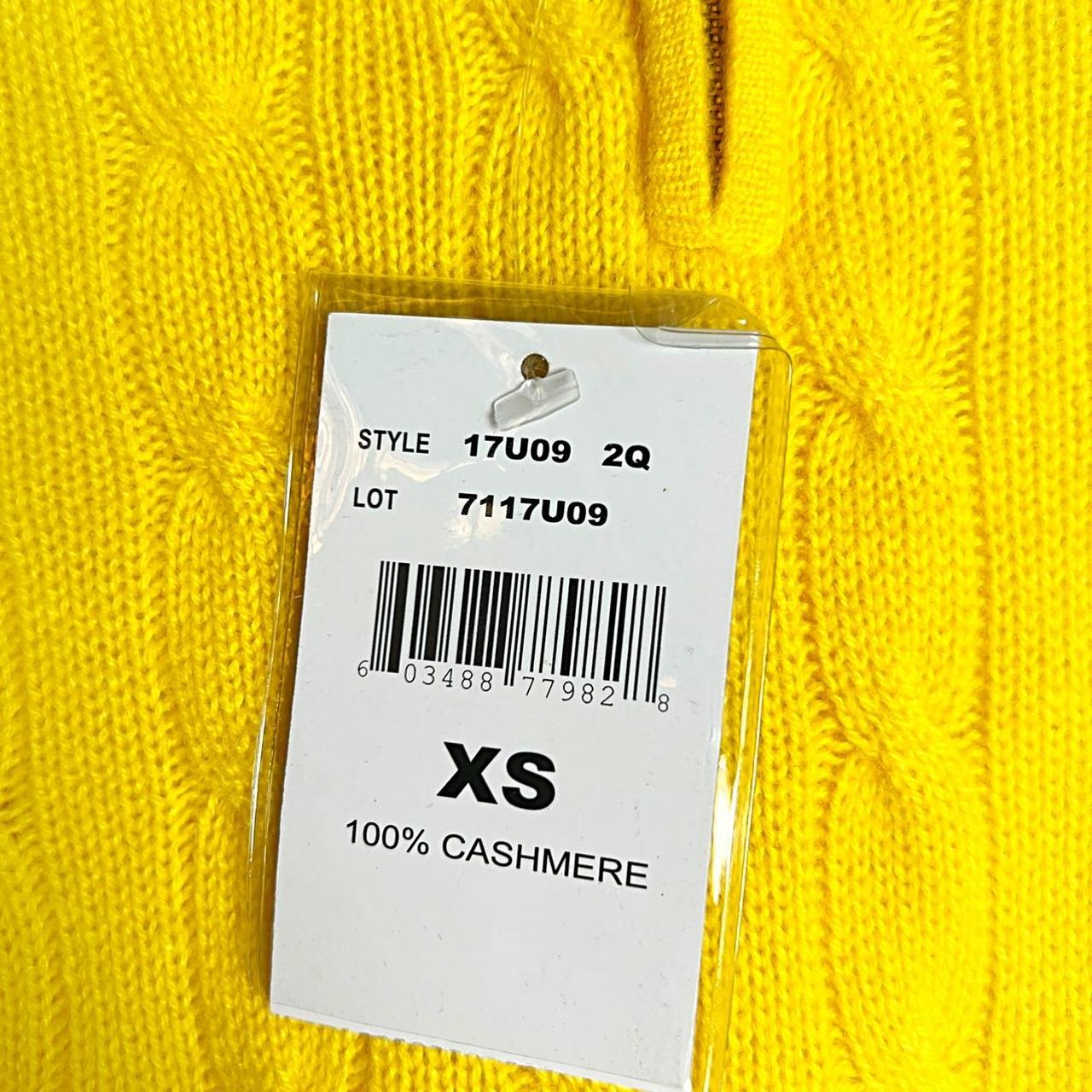 Ralph Lauren Cashmere Lemon Quarter Zip Stunning... - Depop