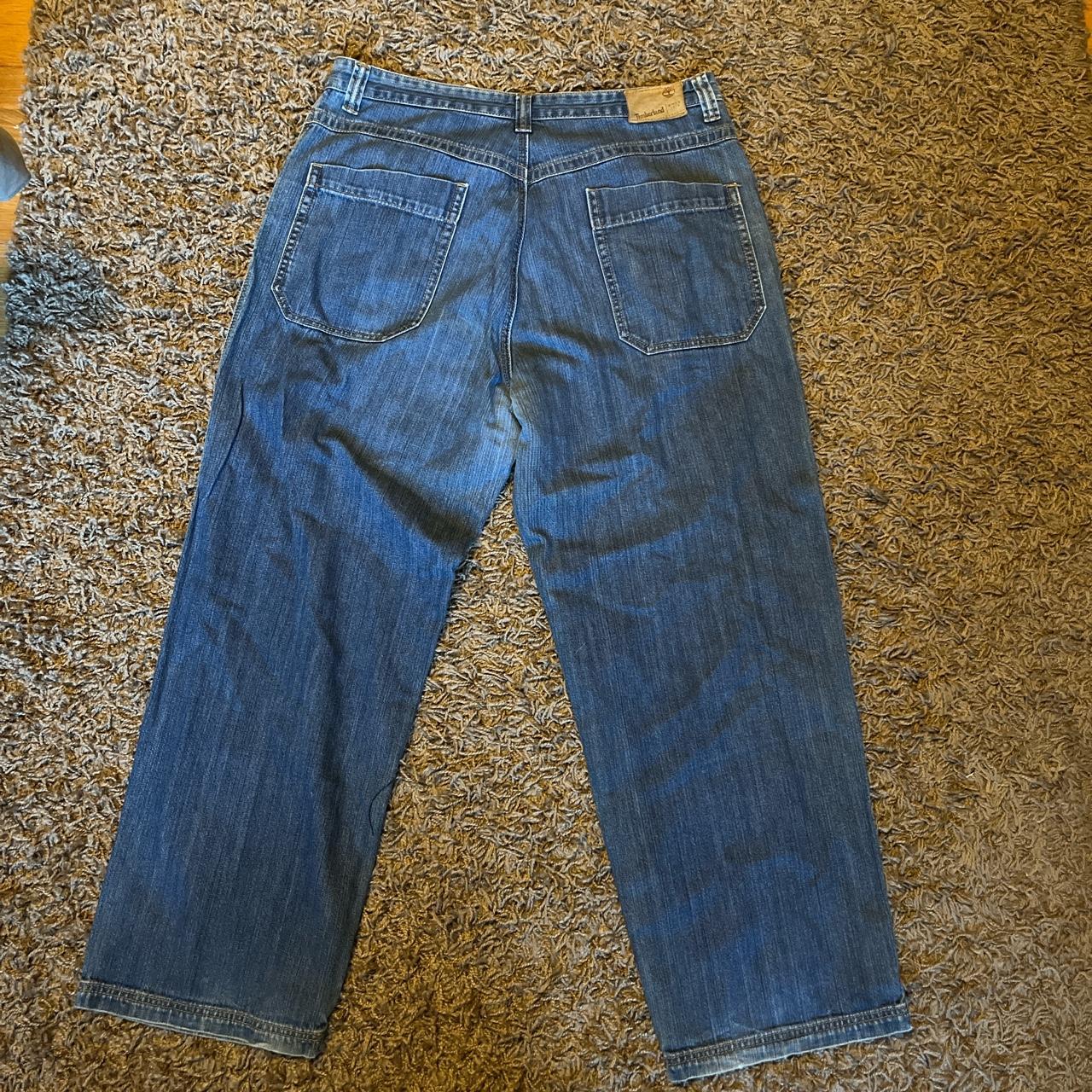 Vintage timberland jeans, baggy fit size 38 x 32.... - Depop