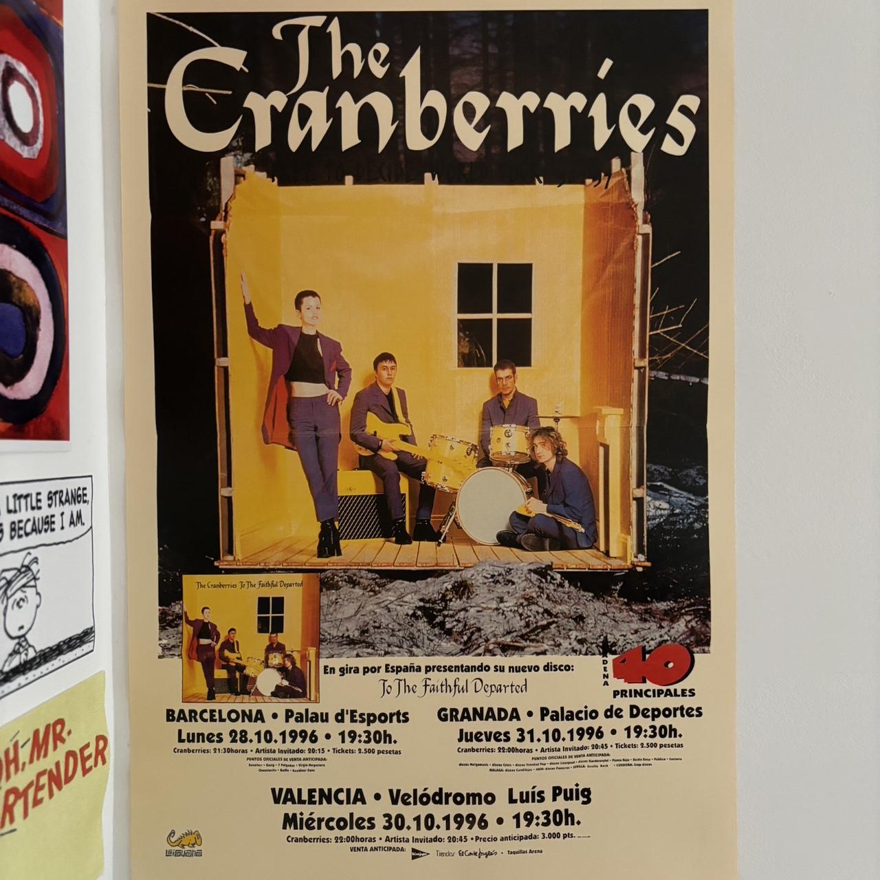 the cranberries poster - this is a print, not an... - Depop