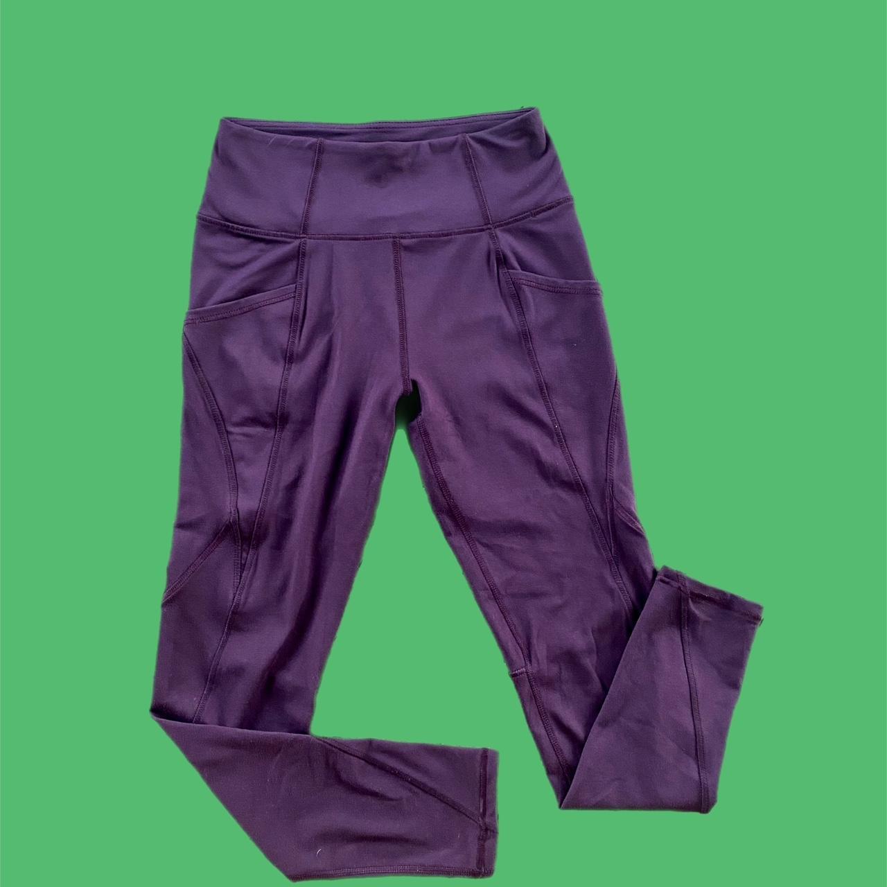 Women’s deep purple yoga pants. Balance Collection... - Depop