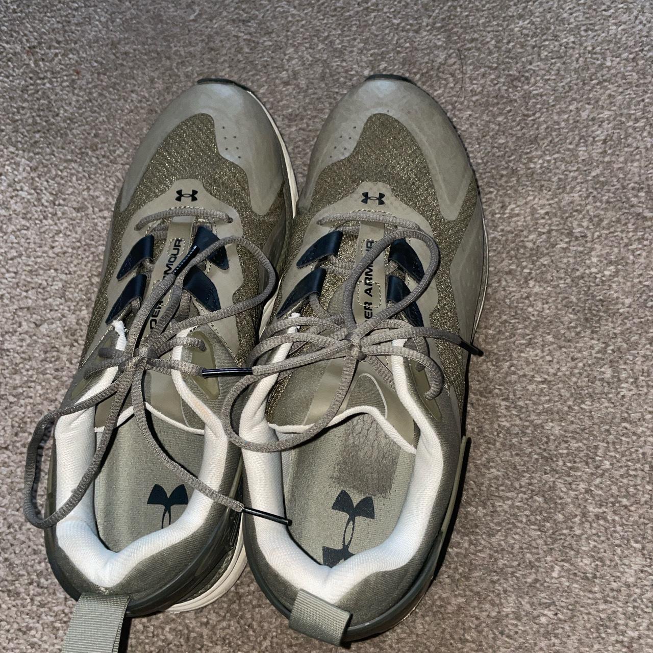 under armour trainers size 9.5 good condition buyer... - Depop