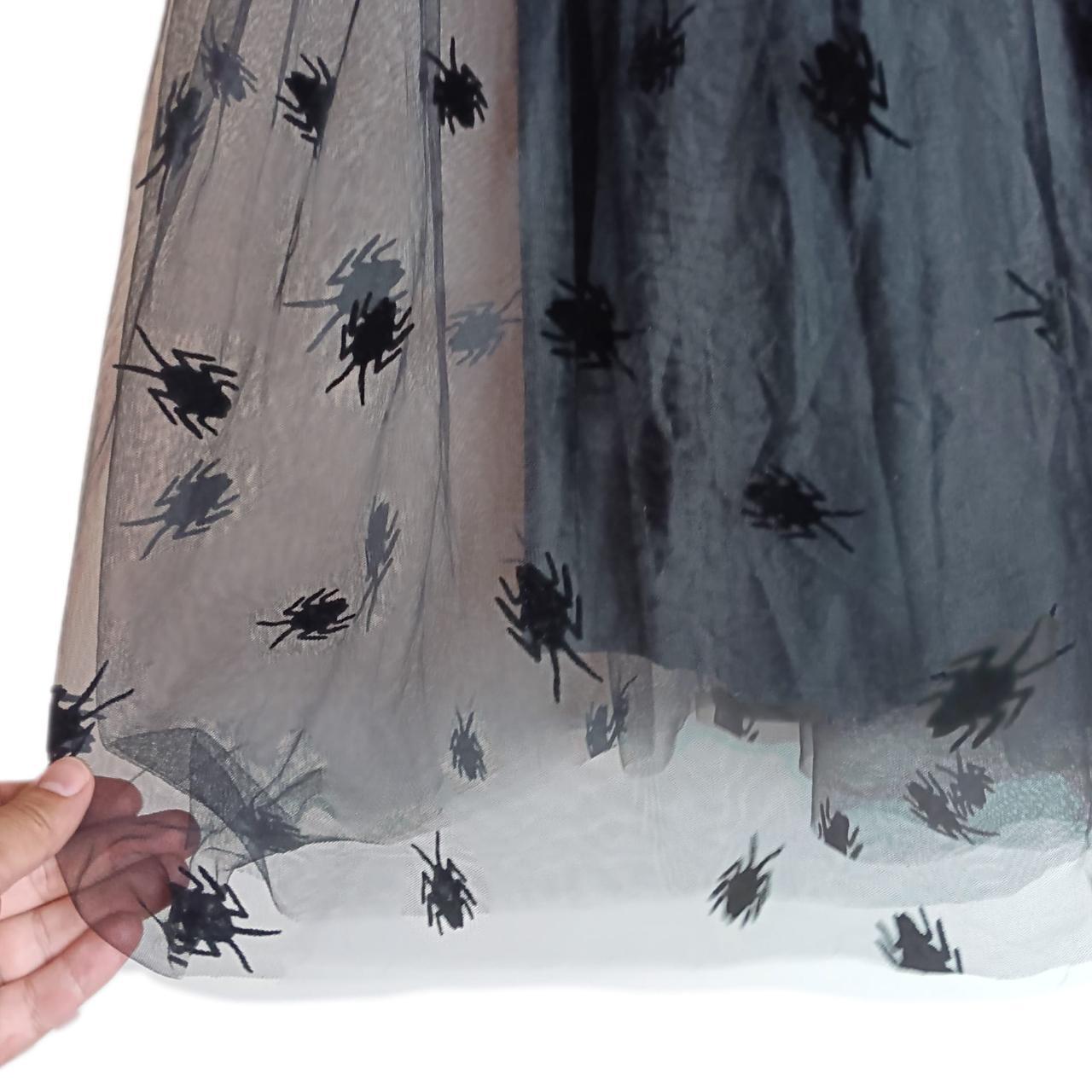 NWT Beetlejuice x Unique Vintage Tulle Spider Dress... - Depop