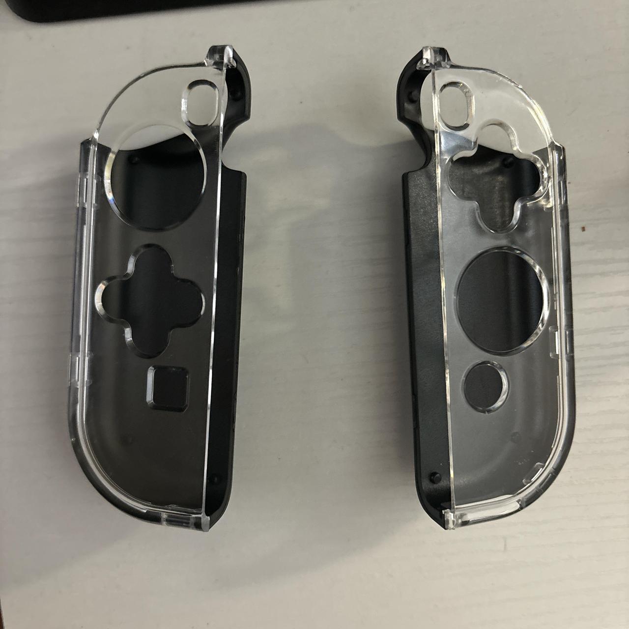 Black and clear controller case for Nintendo... | Depop