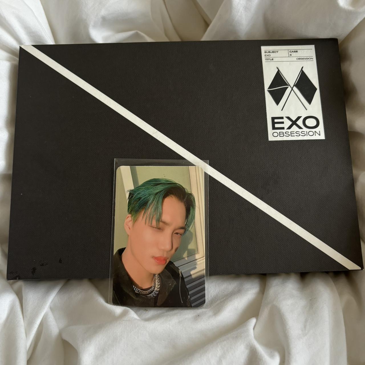 EXO obsession album regular version with photocard:... - Depop