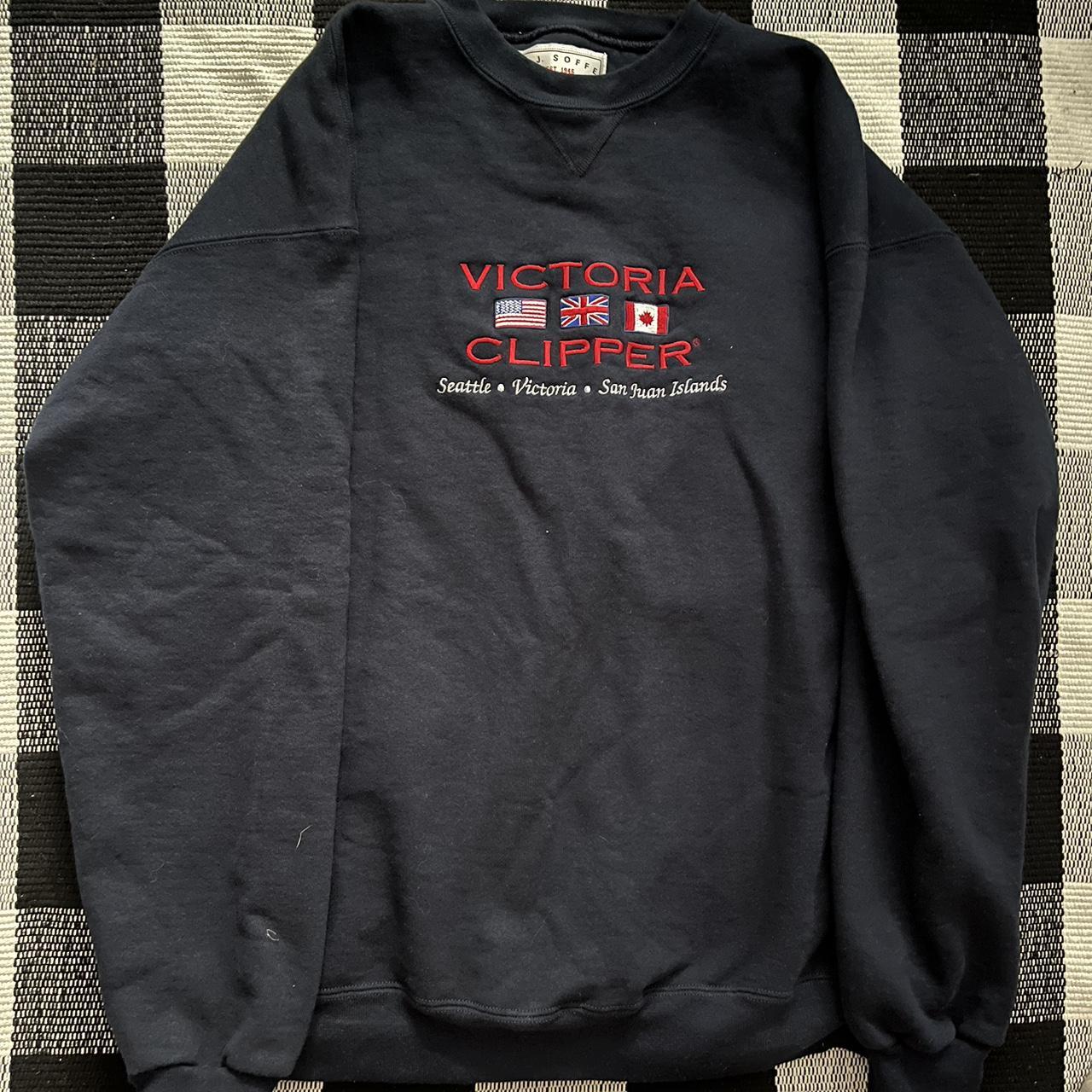 vintage victoria clipper sweatshirt like... - Depop