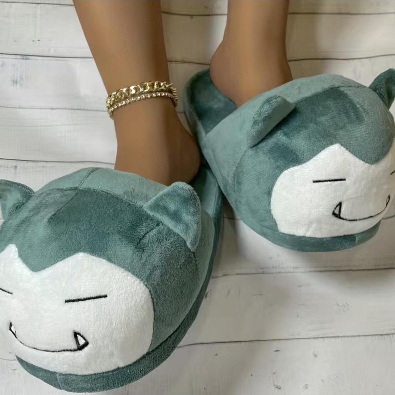 Snorlax Pokémon Slippers: These are brand new and... - Depop