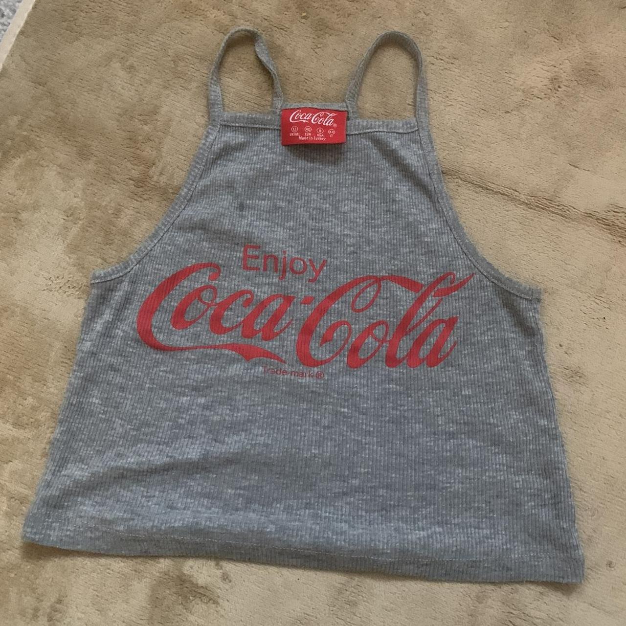 Coca-Cola Women's Crop-top | Depop