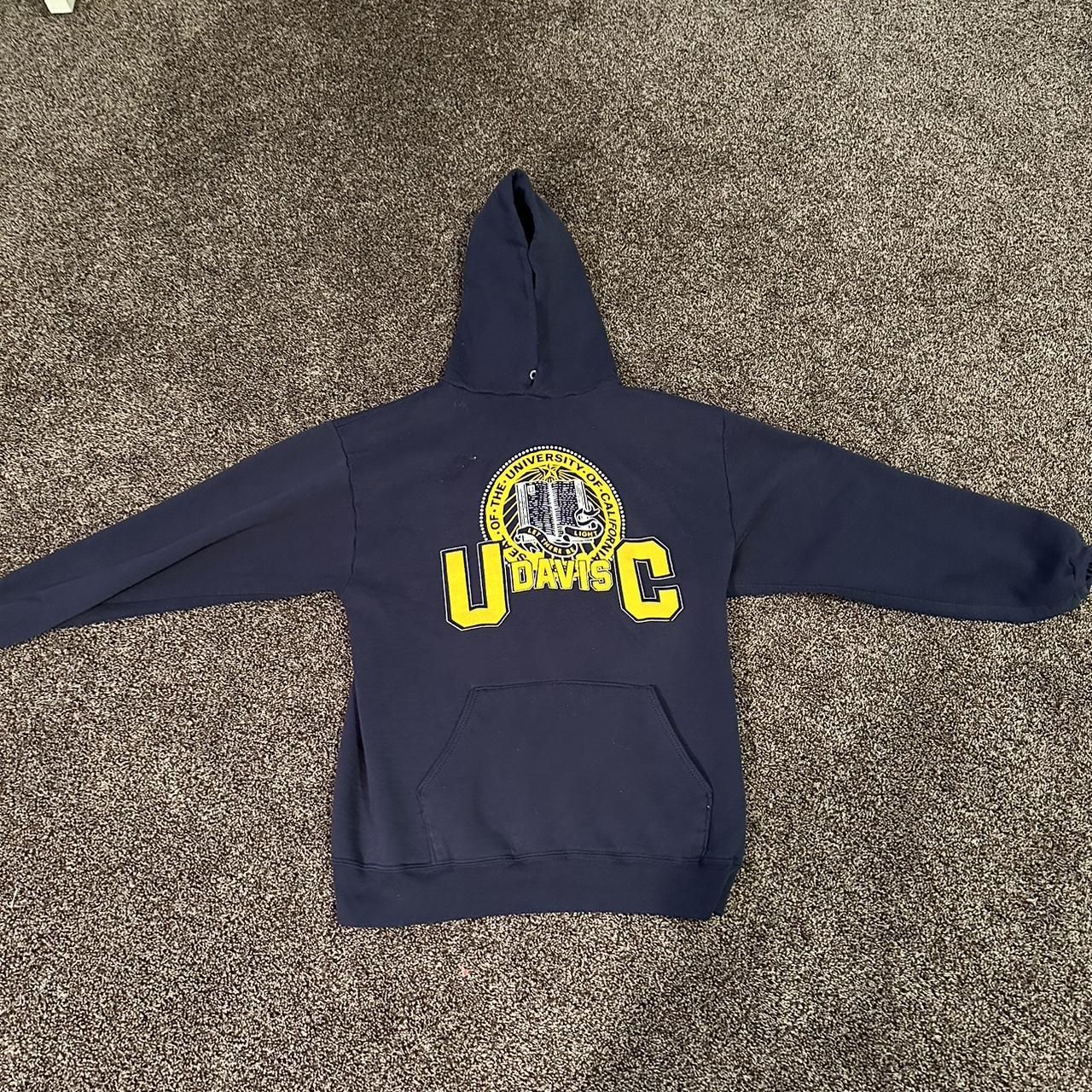 Vintage UC Davis Hoodie Size M - Depop