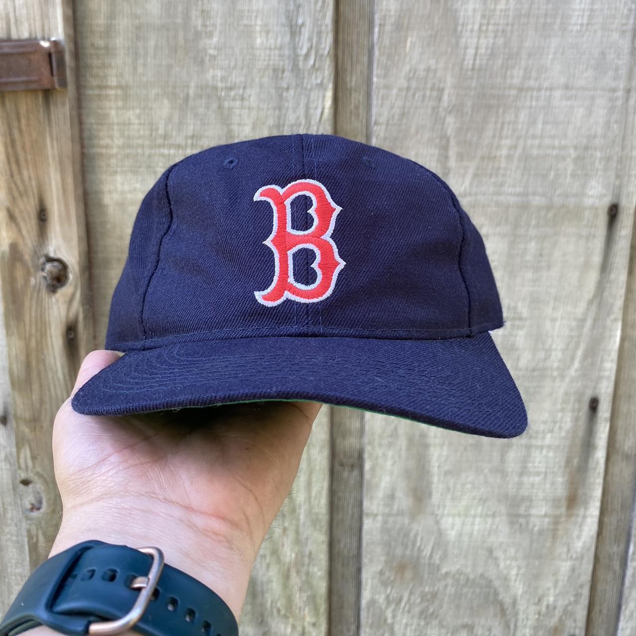 Vintage Boston hat(snap cracked you can super glue... - Depop