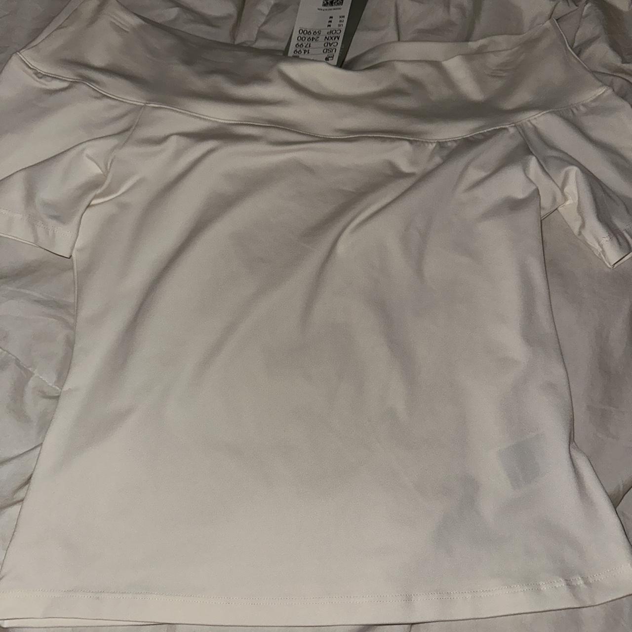 h&m off the shoulder top size medium never worn - Depop