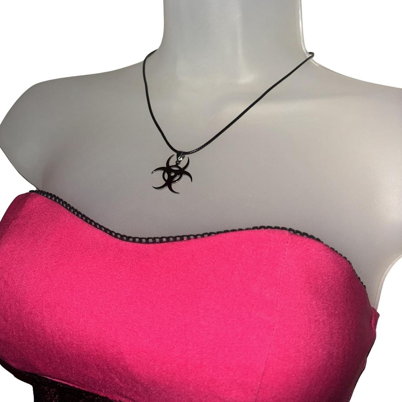 Biohazard necklace ☣️ Super cute (grunge, Y2K,... - Depop
