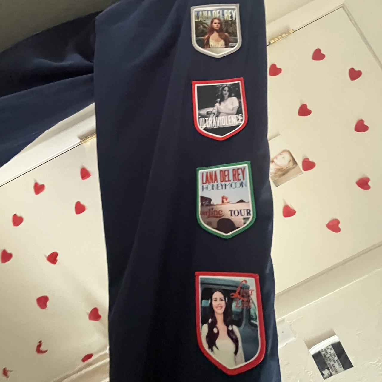 LDR Lana del Rey album racing zip up jacket - Depop