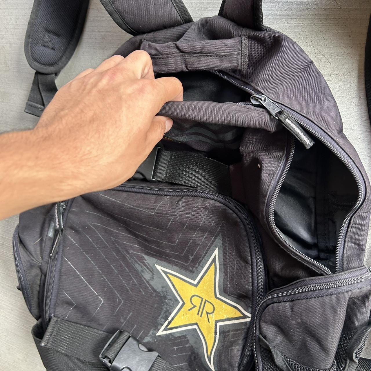 Sick 2000s fox racing x rockstar backpack. One of... | Depop