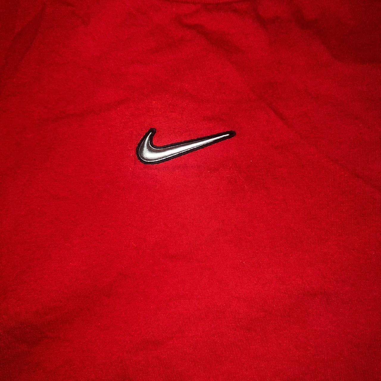 3xl vintage center swoosh chest 29 length 31 - Depop