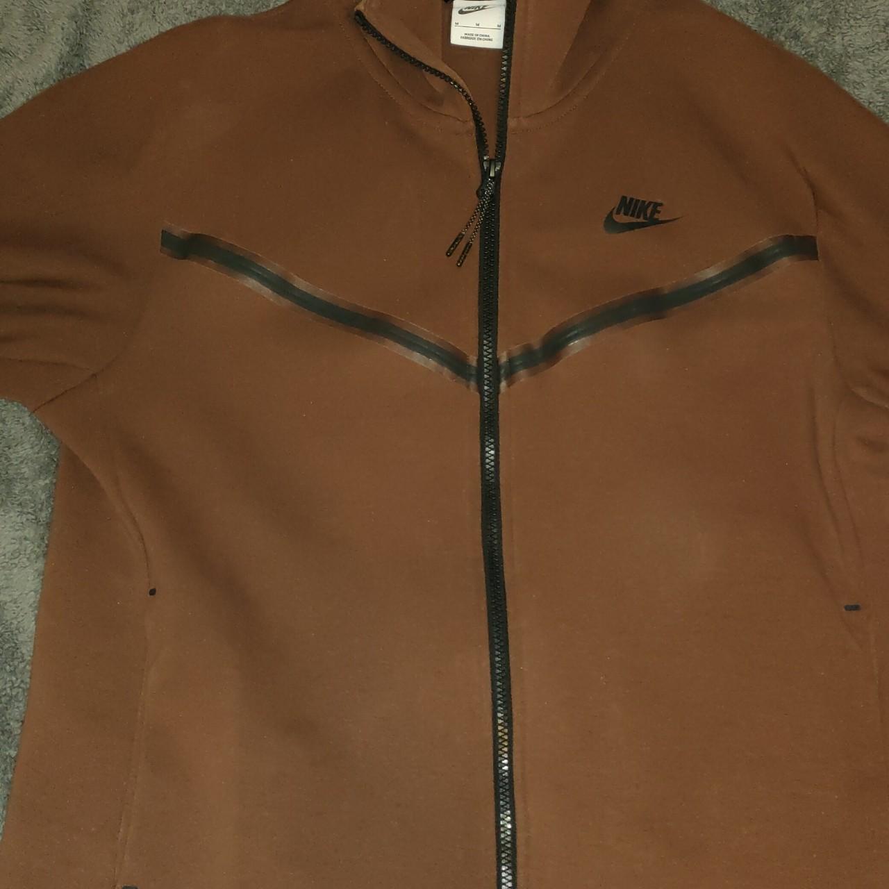 Brown nike tech fleece. Excellent condition. Worn once. - Depop