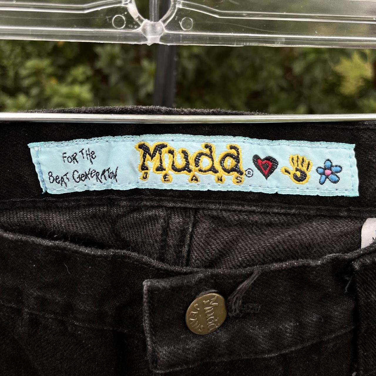 #vintage black Mudd flare jeans Size 11 100%... - Depop