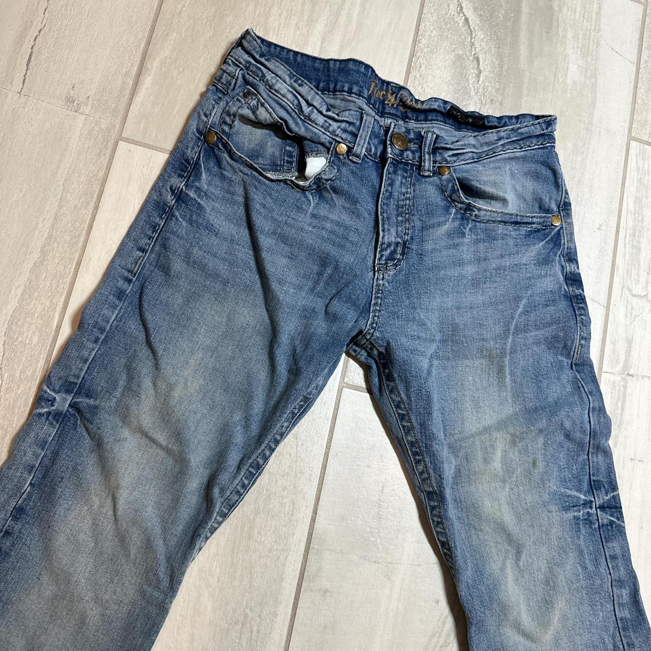 Y2K punk tall baggy skater jeans Size 33/32 Leg... - Depop