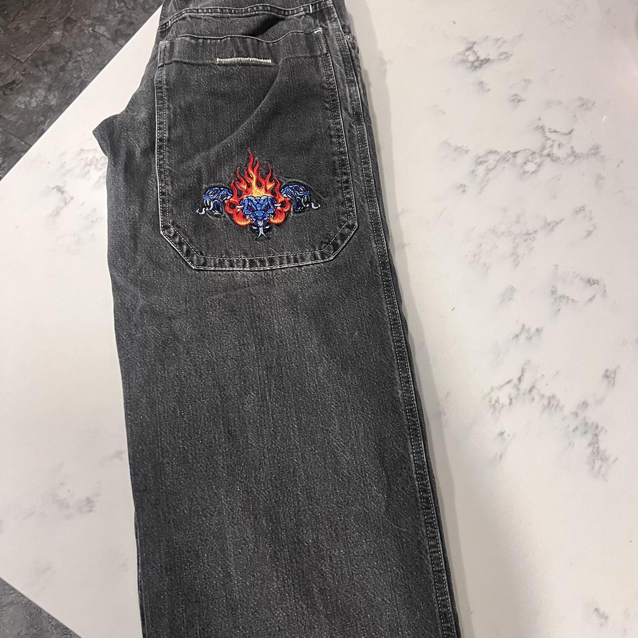 jnco jeans snakes 🫨 really good condition let... - Depop