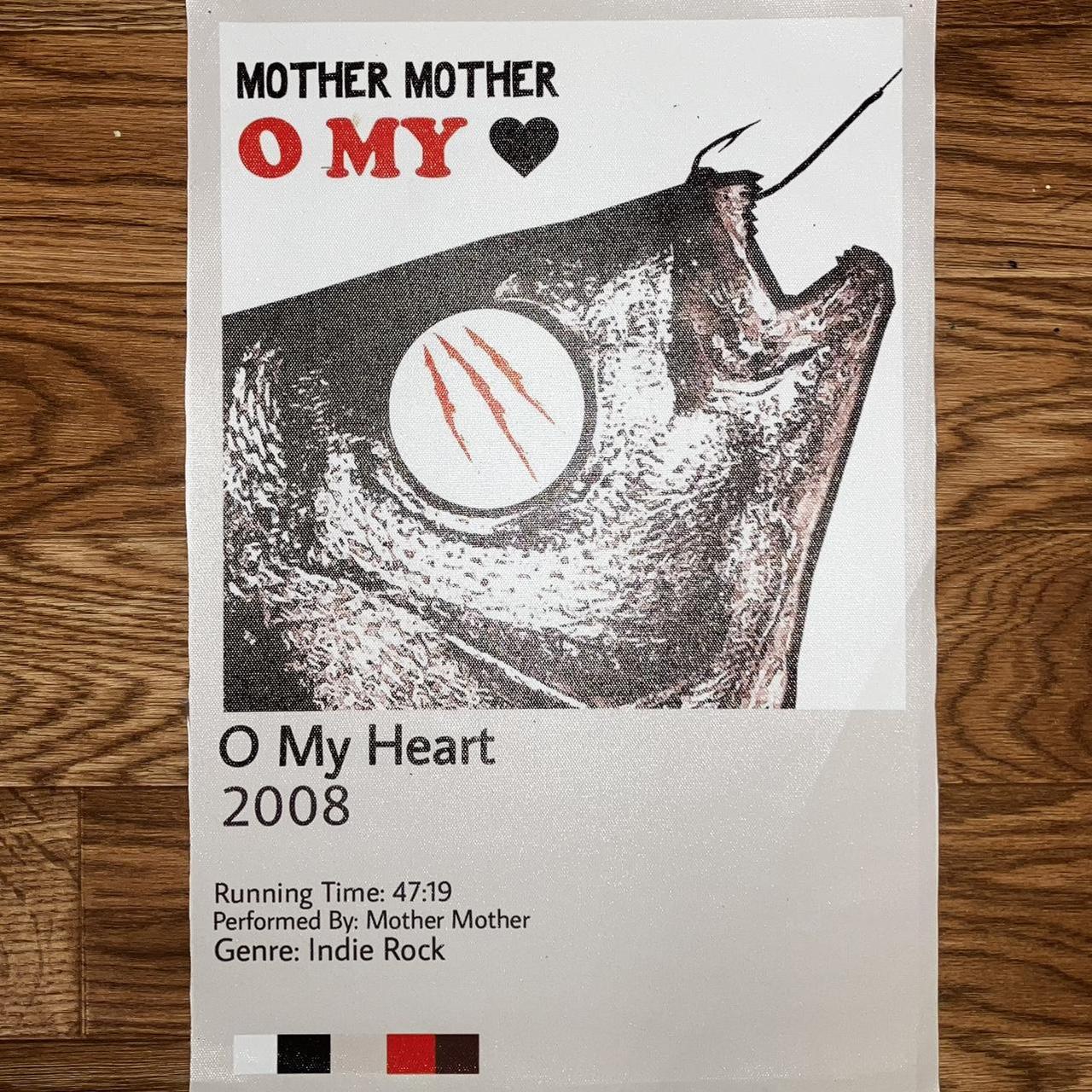 Mother mother “oh my heart” 12x16 album poster.... - Depop