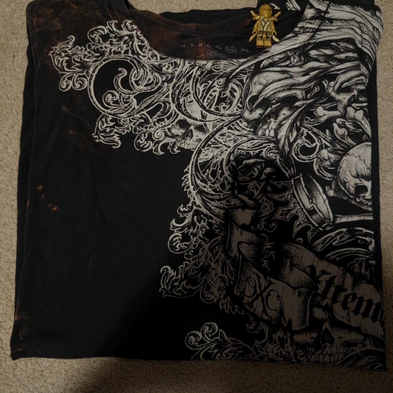 Black Affliction Xtreme Couture Shirt Brand:... - Depop