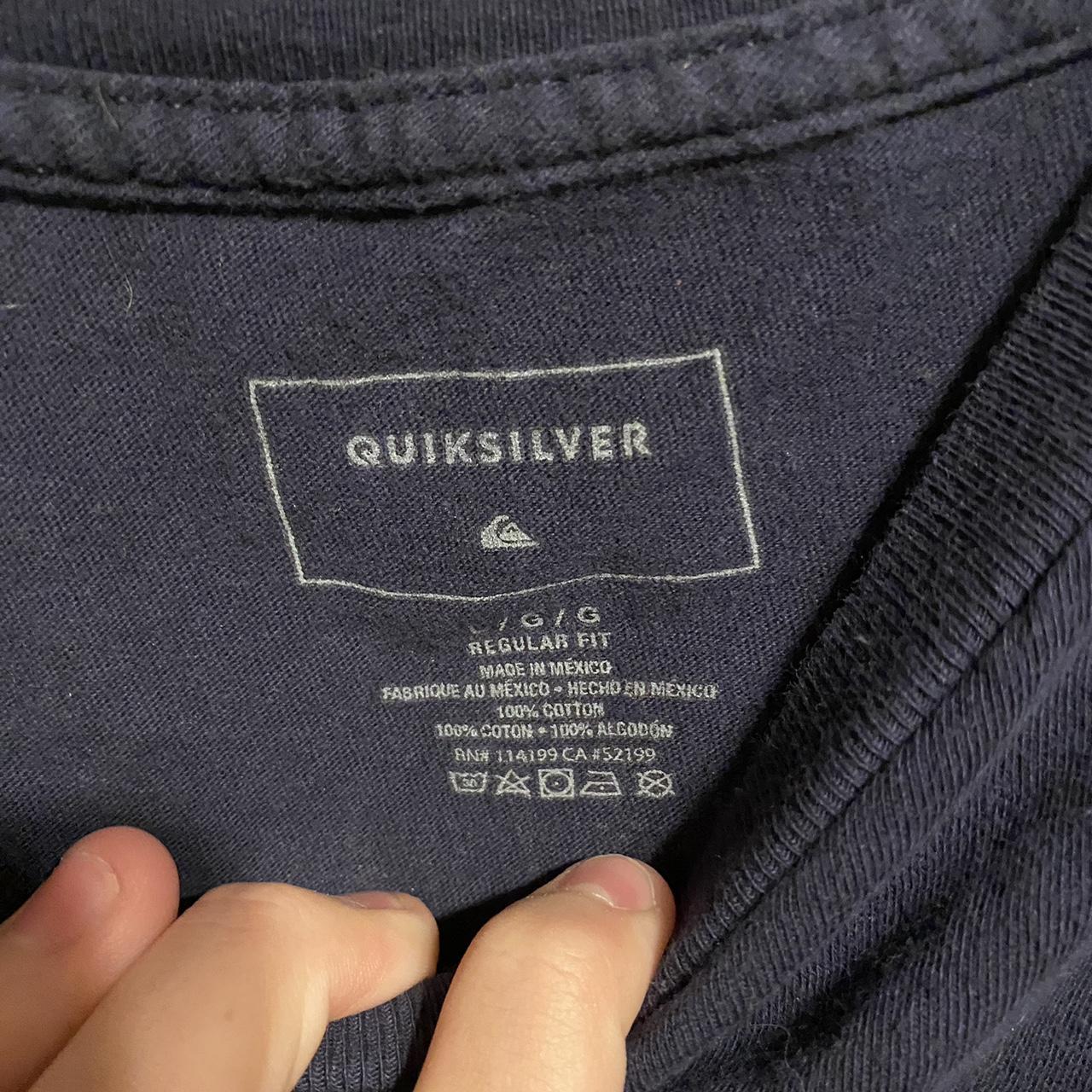 Quicksilver size L regular fit surfer tee. #skater... - Depop