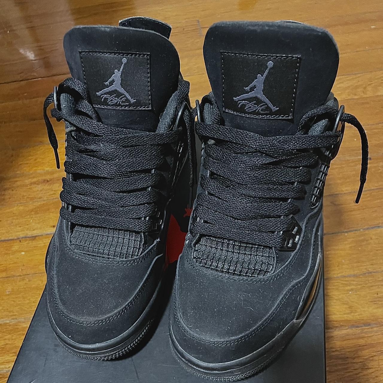 black cat 4s - reps - great condition - Depop