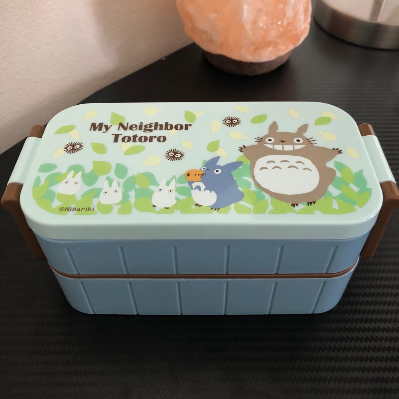 Totoro 2-tier bento box, I found the chopsticks... - Depop