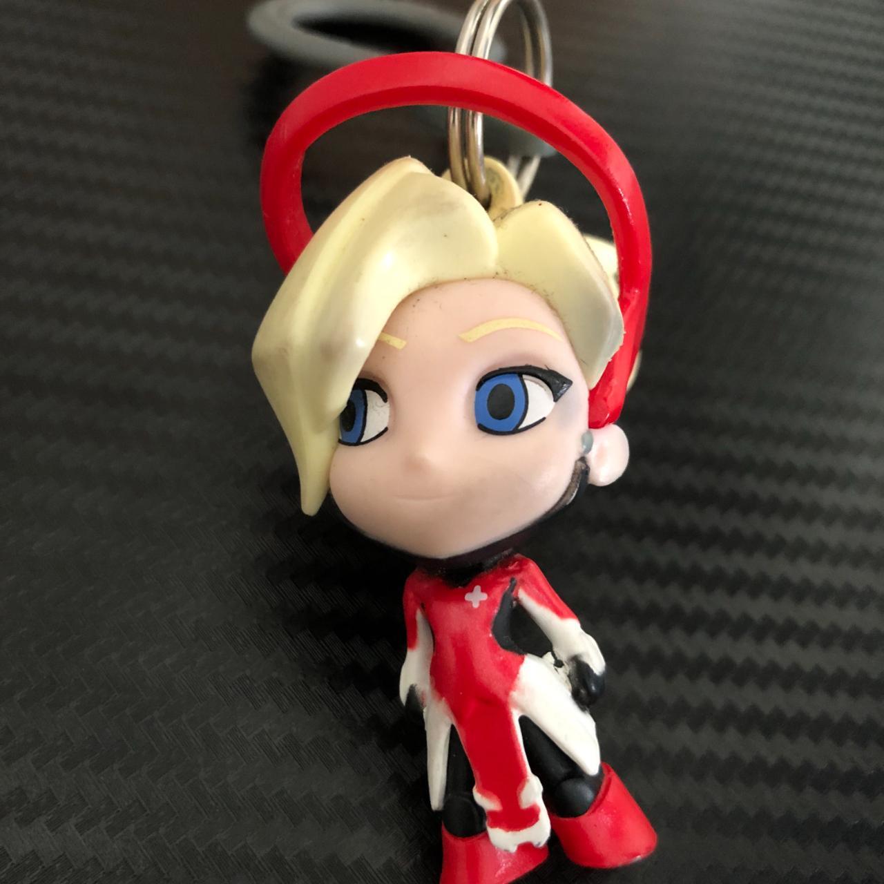 Blizzcon Overwatch Mercy Keychain - her wings have... - Depop