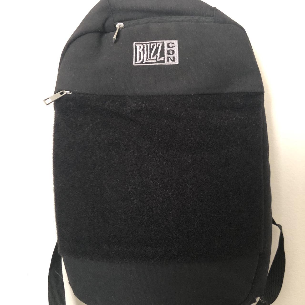 Blizzcon Velcro backpack, has a tear on the bottom... - Depop