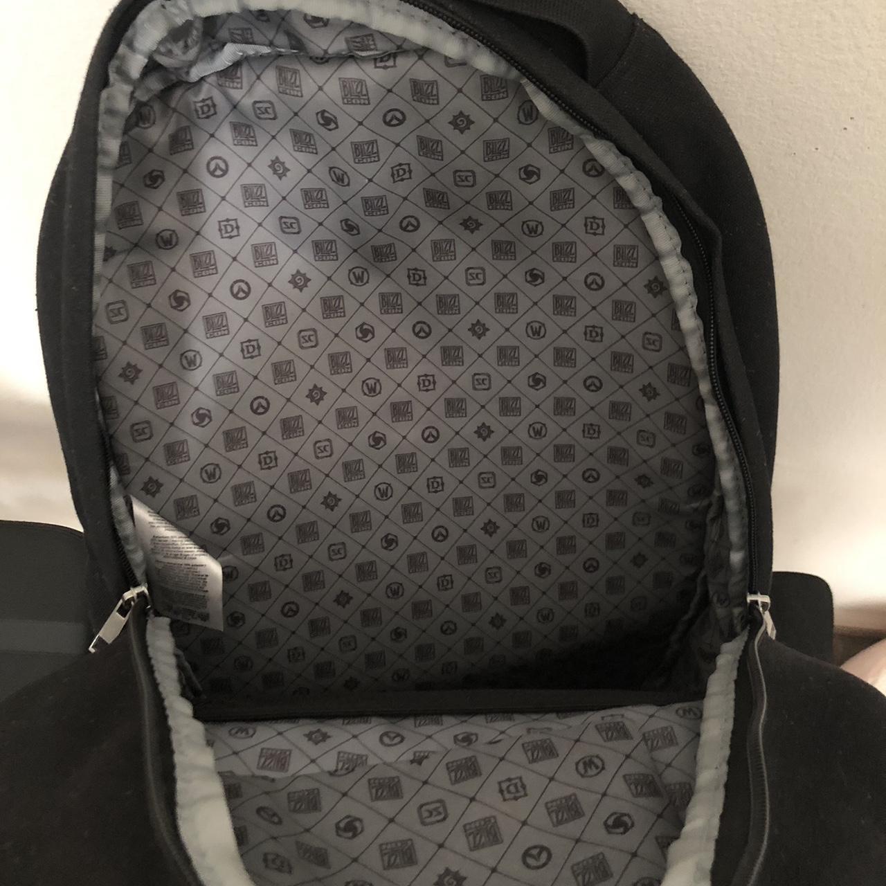 Blizzcon Velcro backpack, has a tear on the bottom... - Depop