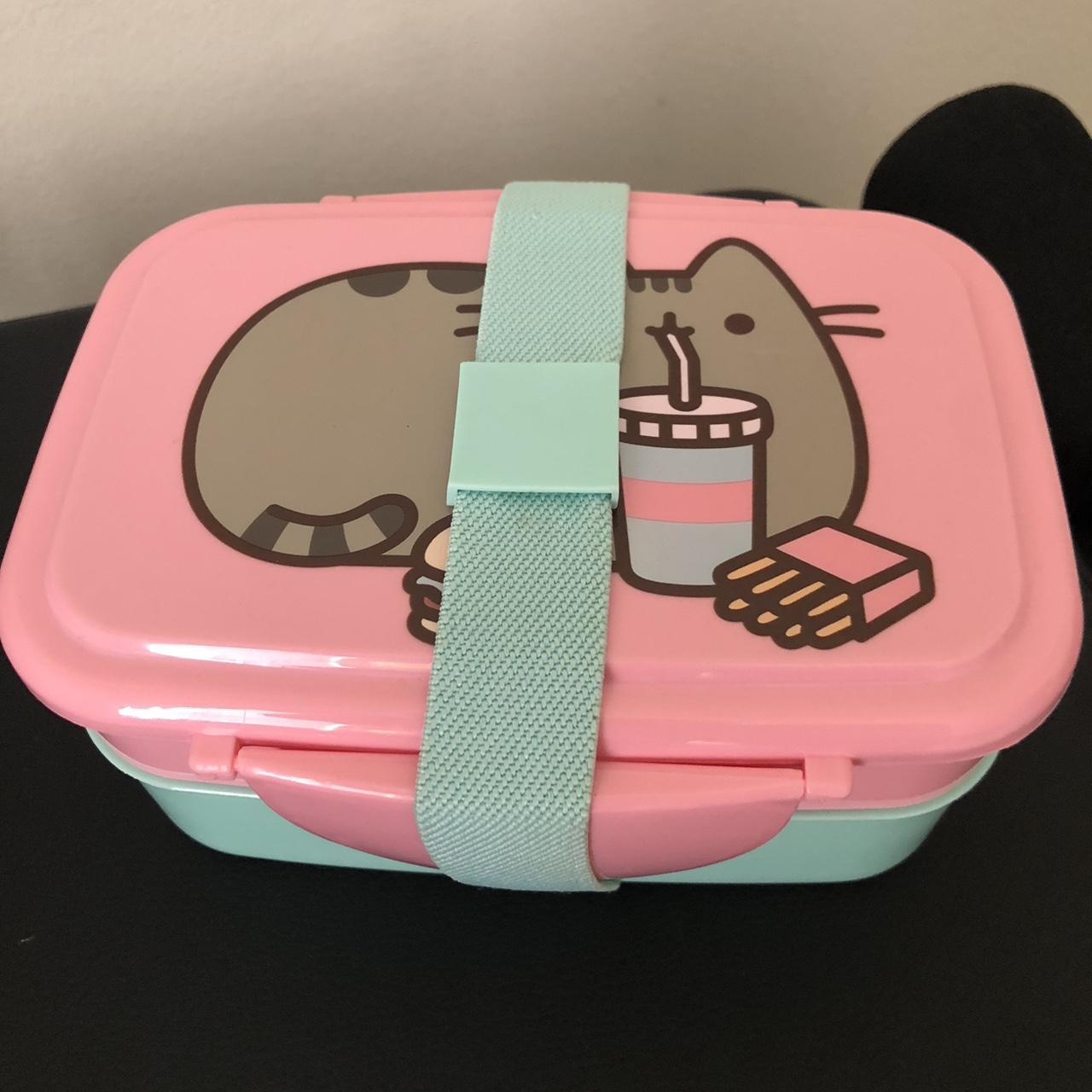 Pusheen bento box! It has a small stain on the strap... - Depop