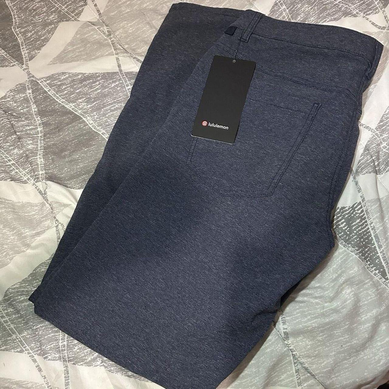 NWT Lululemon ABC Pants Slim Men's Size 33/34"L Blue... | Depop
