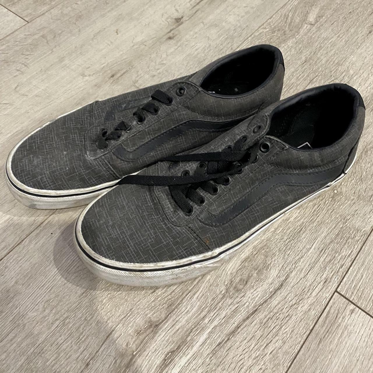 Grey Vans Men’s Shoes Need a wash but then will be... - Depop