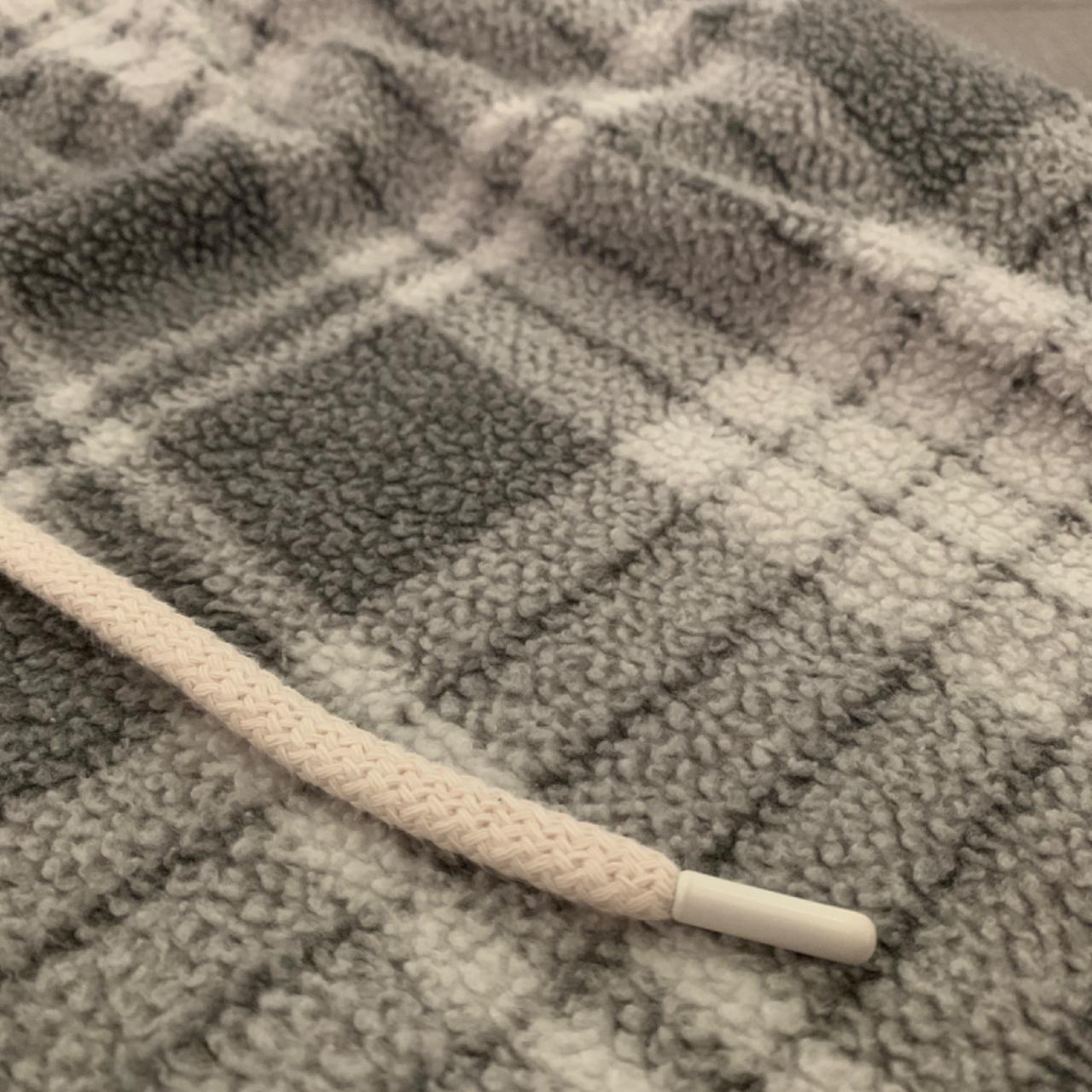 cuffed fuzzy aerie pajama pants #plaidpants #aerie... - Depop