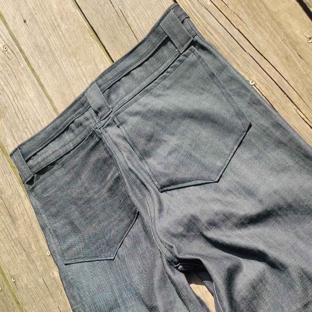 HANDMADE SELVEDGE BAGGY DENIM MESSAGE ME IF YOU'RE... | Depop