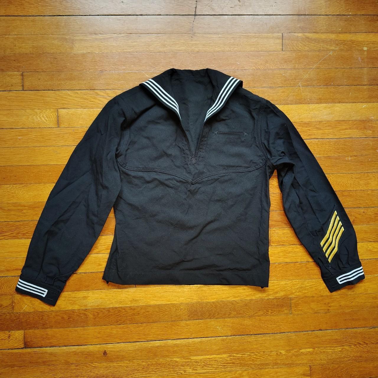 Vintage US Navy Cracker Jack Style Uniform Top Naval... | Depop
