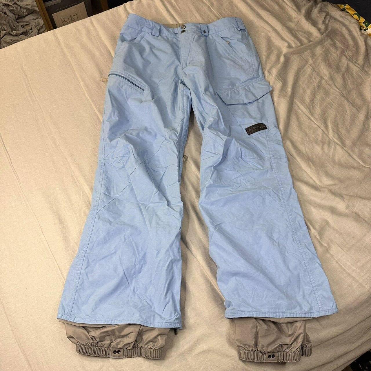 Burton Dryride Pants Womens Size L Snow Blue... - Depop